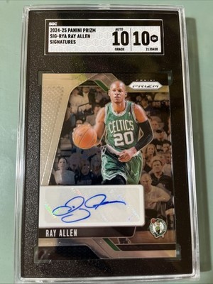 Ray Allen Autograph Card Gem Mint!! 2024 Panini Prizm | eBay