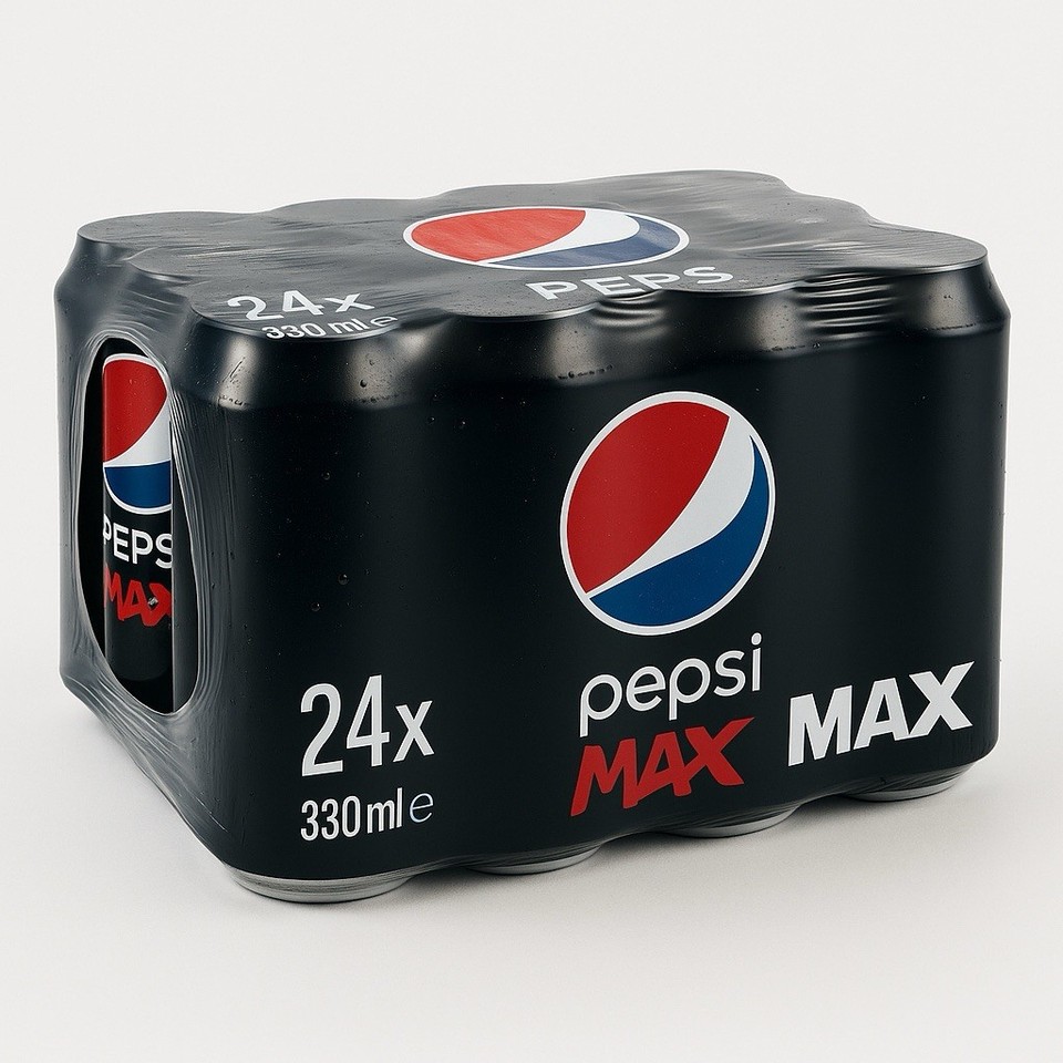 Pepsi Max 24 x 330ml Cans | Zero Sugar Cola | Bulk Soft Drink | Multi ...