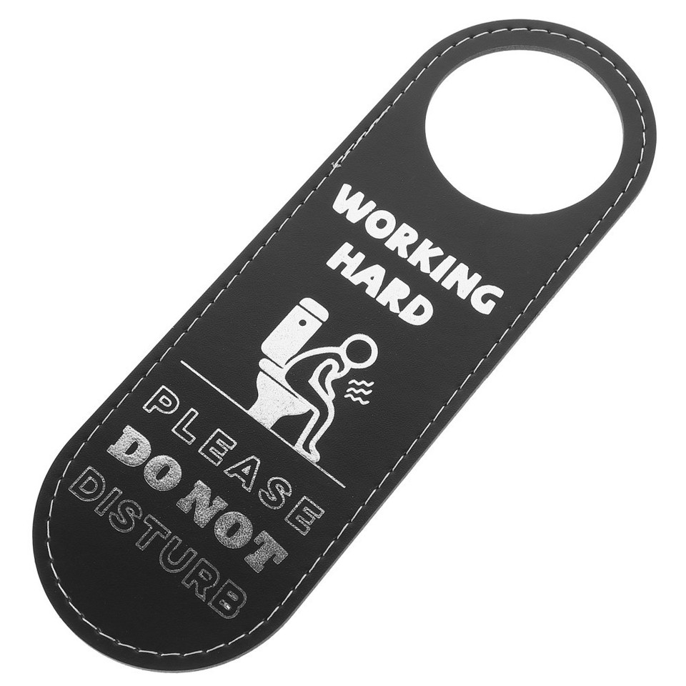 PU Door Hanger Sign Washroom Door Hanger Signs Do Not Disturb Please | eBay