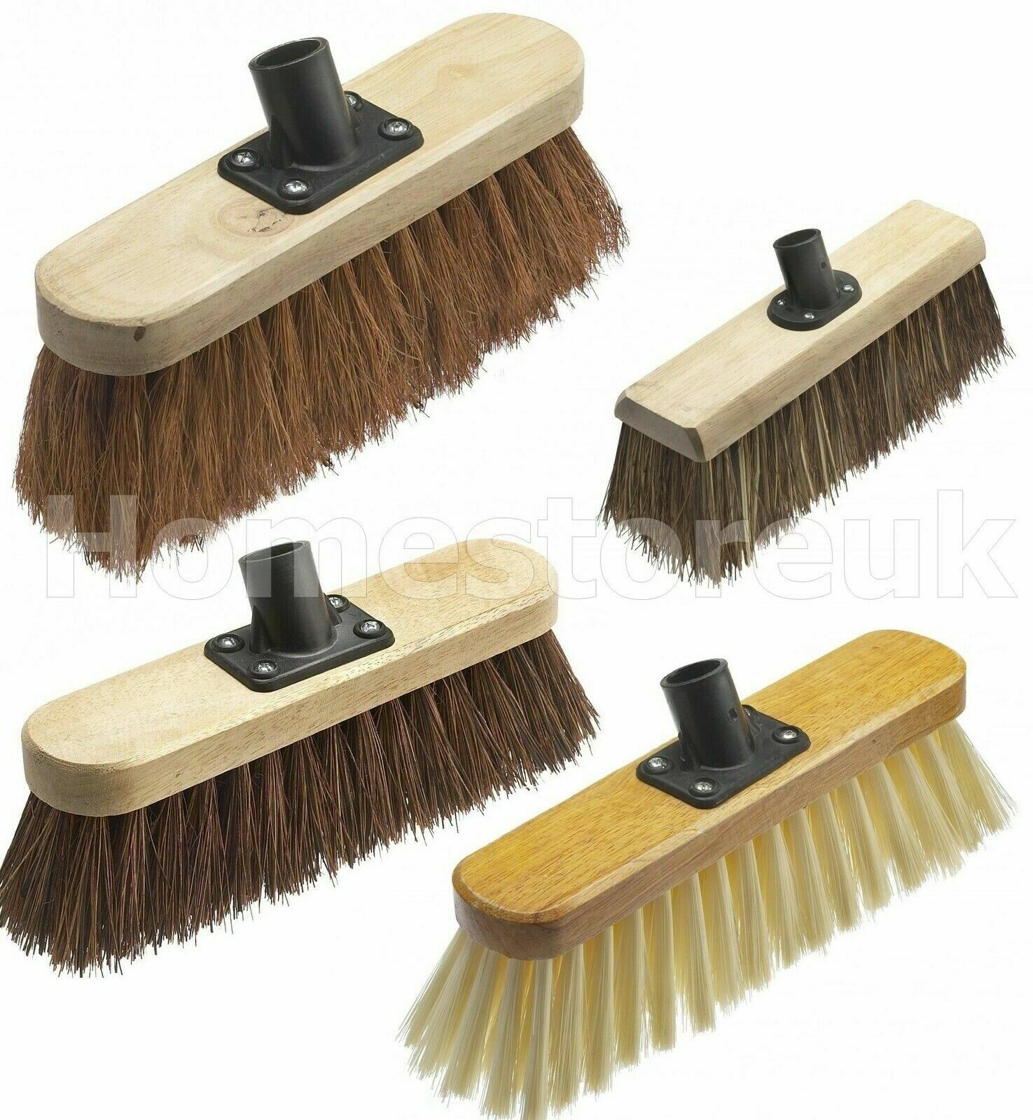 SWEEPING NATURAL COCO SOFT BROOM BRUSH FLOOR STIFF DECK SCRUB HEAD ...