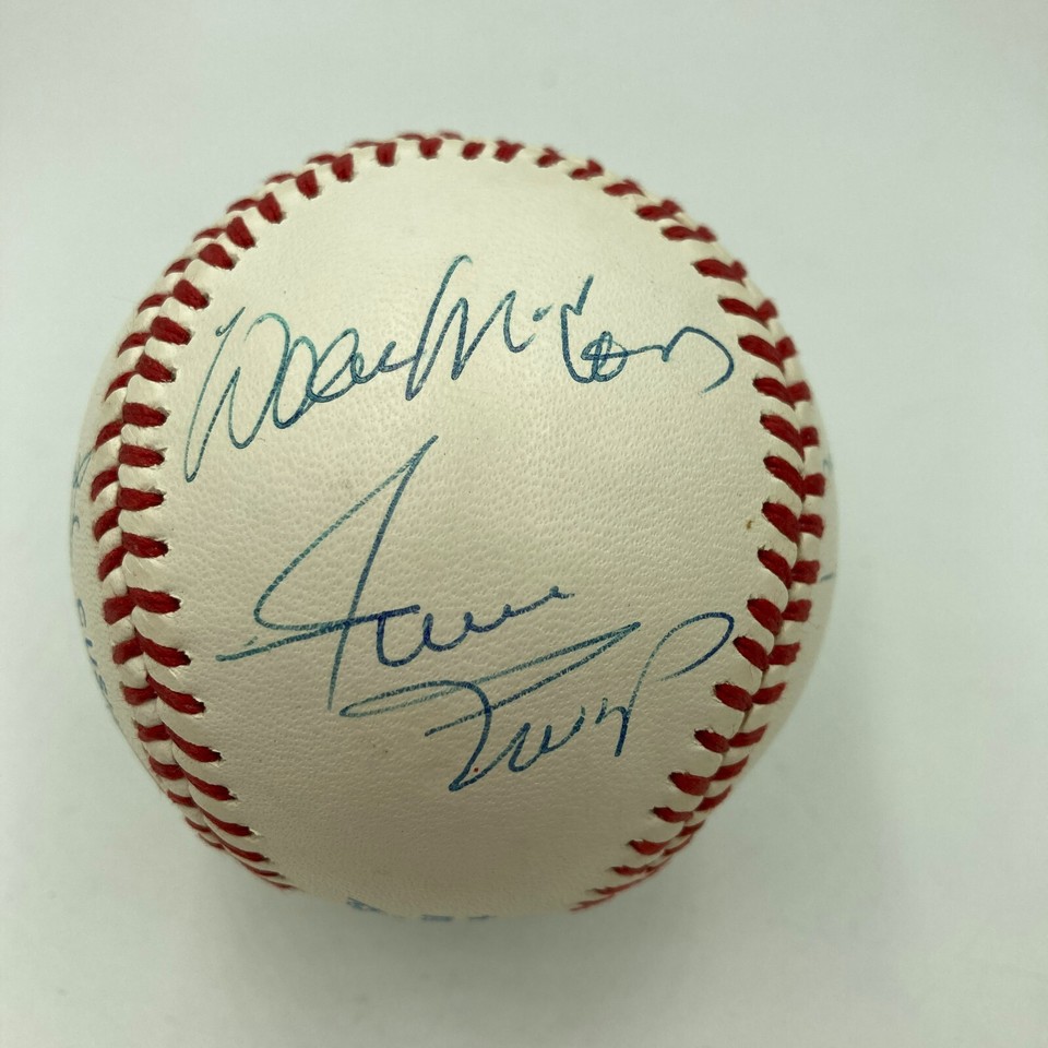 500 Home Run Signed Baseball Mickey Mantle Ted Williams Willie Mays 11 ...