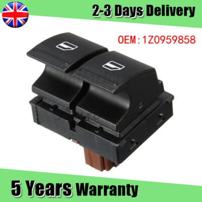 ELECTRIC WINDOW CONTROL DOUBLE SWITCH FRONT RIGHT FOR SKODA FABIA 2 ...