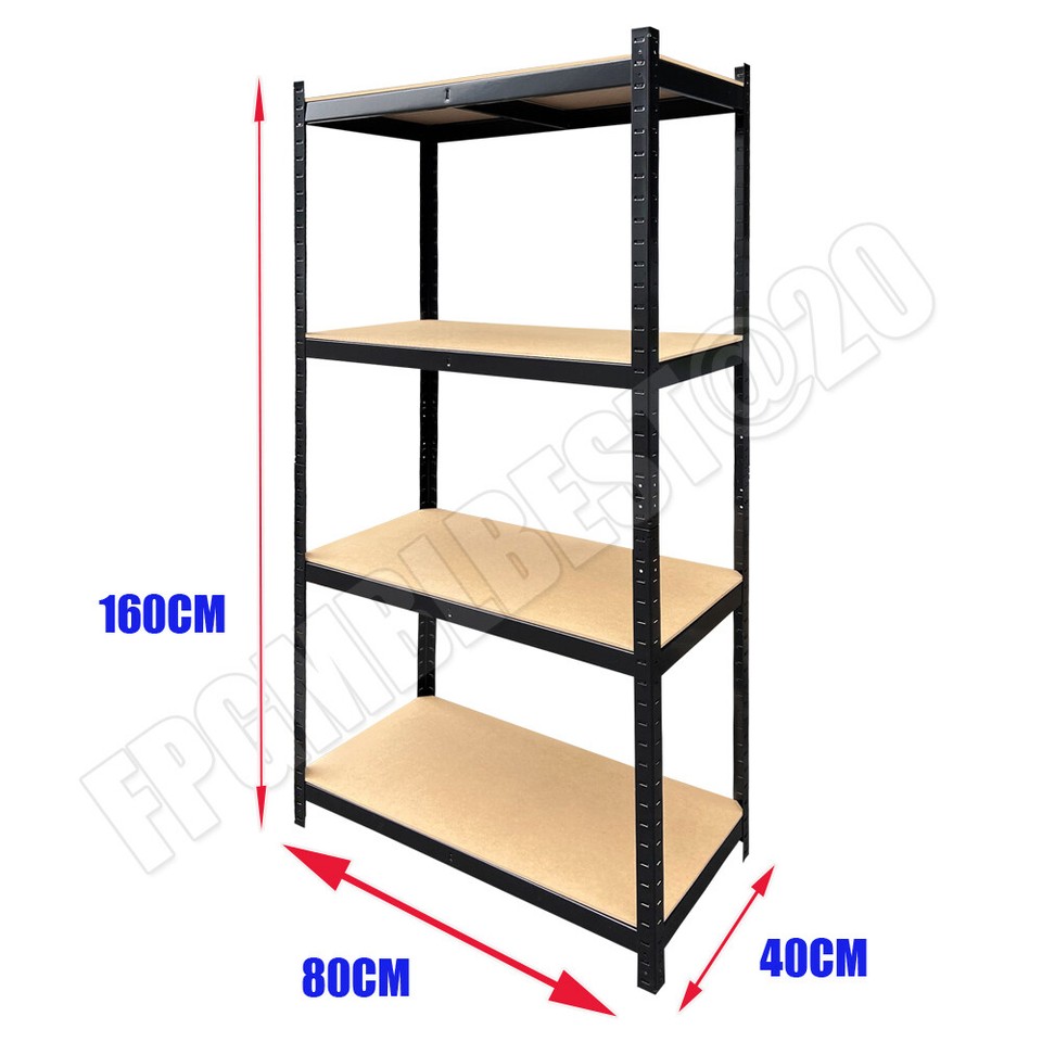 Muscle Rack Shelf Garage Steel Metal Storage 5 Level Adjustable Shelves ...