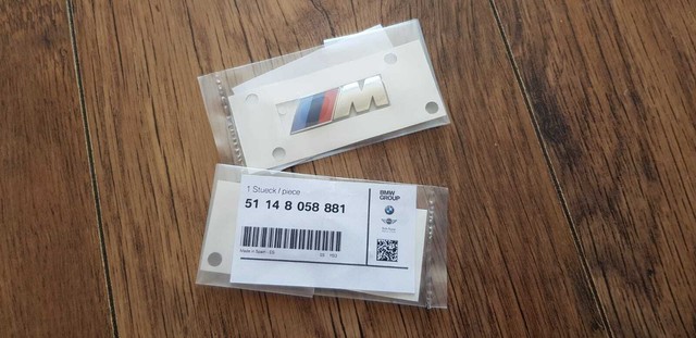2x Genuine BMW M Sport Side Wing Emblem Badge 51148058881 for sale ...