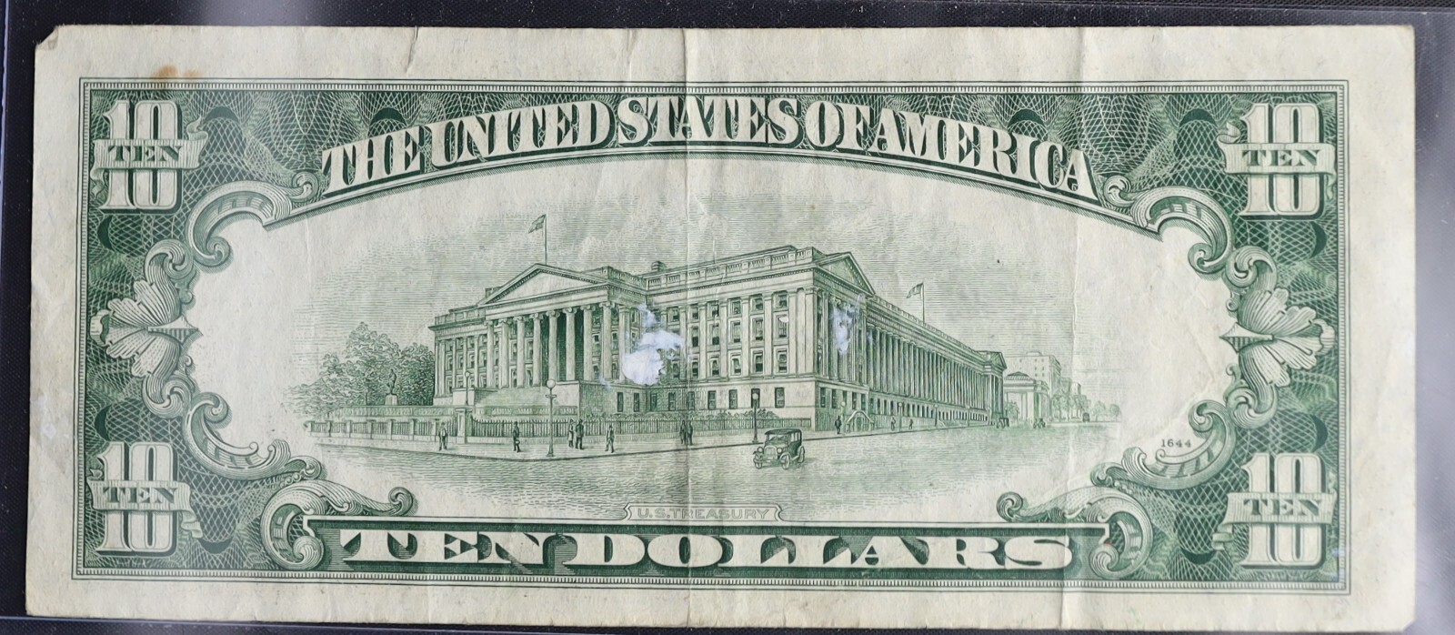 1950 B $10 Star Note - Unique Rarity with Quadruple 4s and 7 Distinct ...