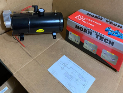 Horn Tech Complete Airhorn set with Compressor NIB | eBay