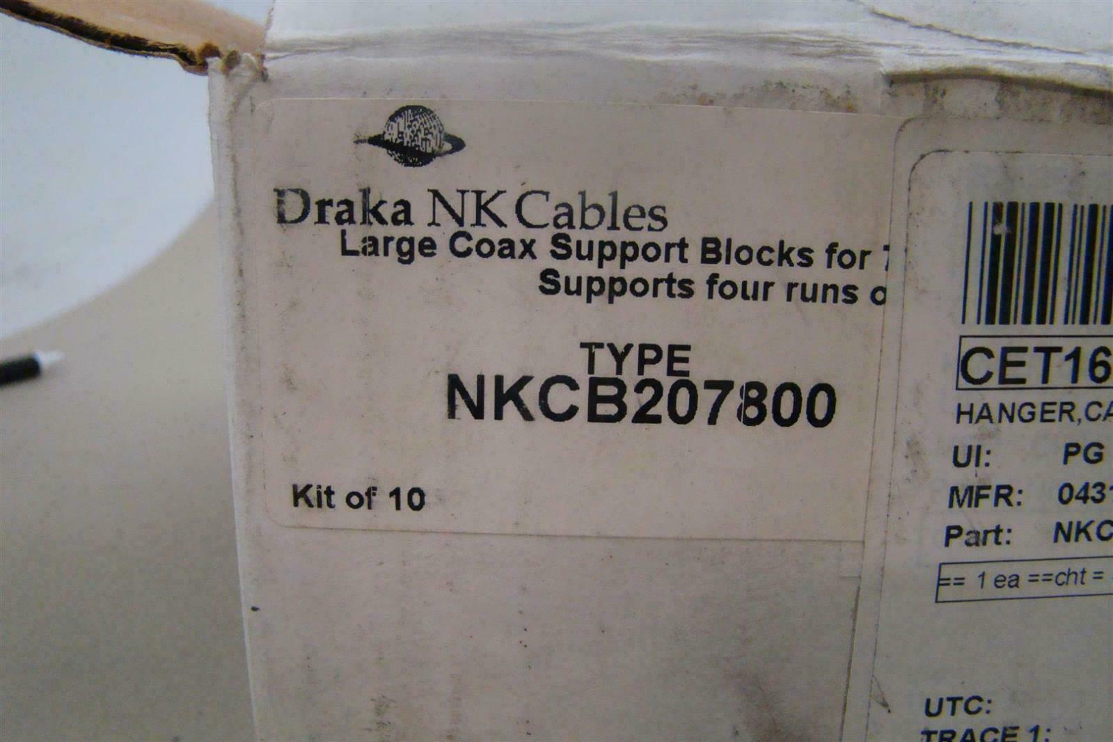 (10) Drake NK Cables 4 Cable Coax Support Block Hanger , NKC-B207800 | eBay