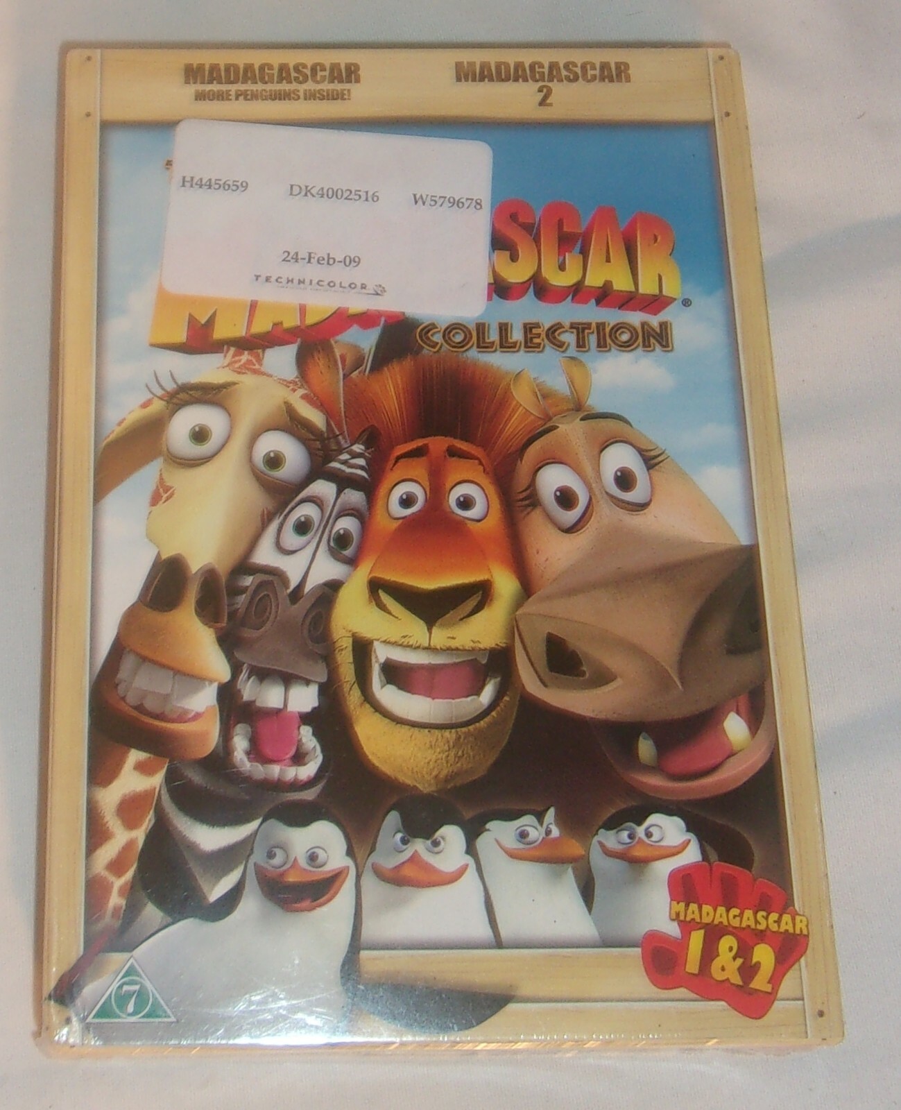 MADAGASCAR THE COMPLETE COLLECTION MADAGASCAR 1 AND 2 DVD SET NEW STILL ...