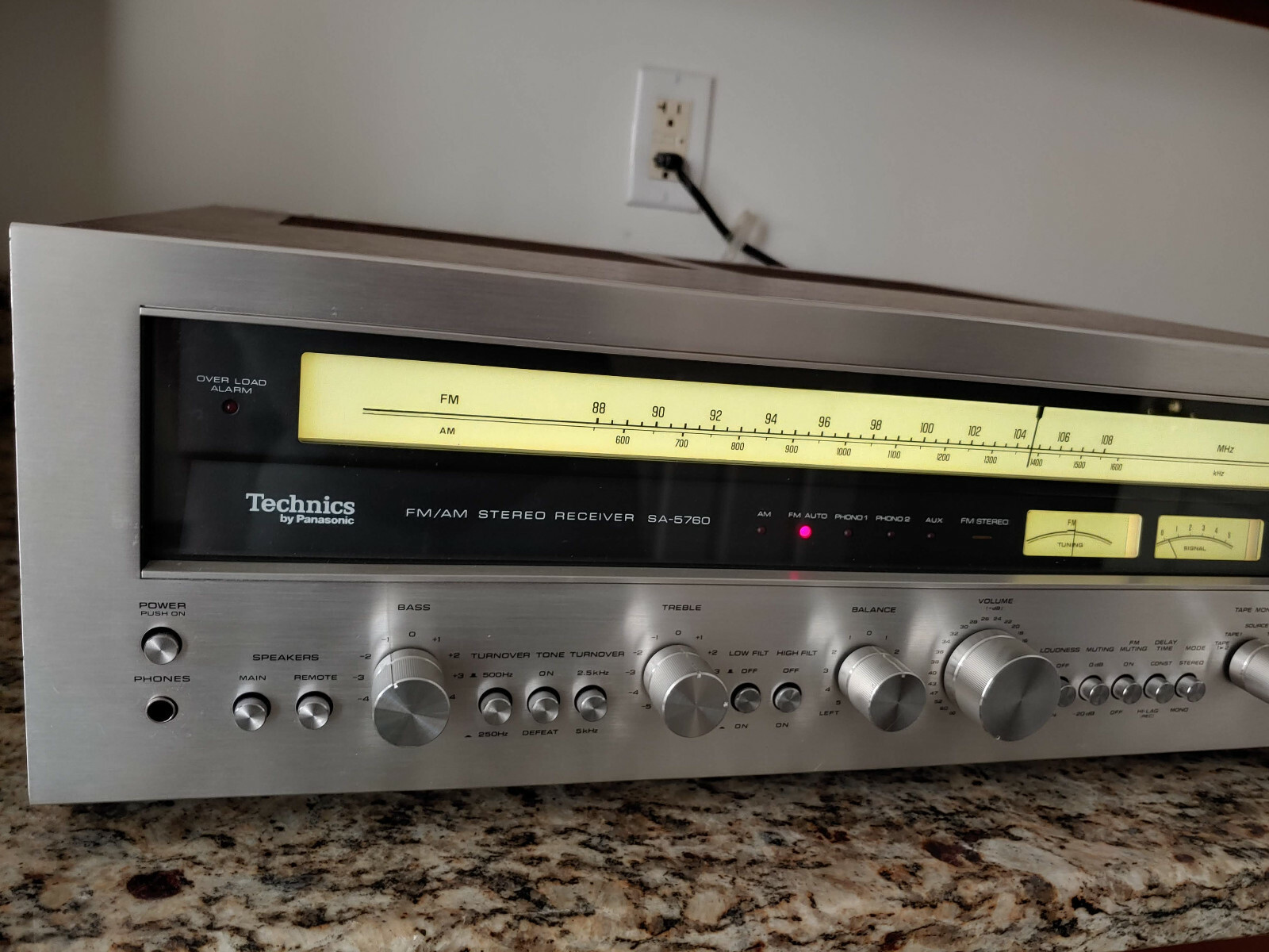 Technics SA-5760 AM FM Receiver 165 WPC RMS | eBay
