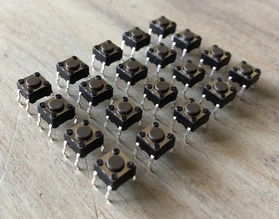 DIGITECH RP-12 REPLACEMENT SWITCHES - 20 EDIT / ENTRY PARAMETER BUTTONS ...