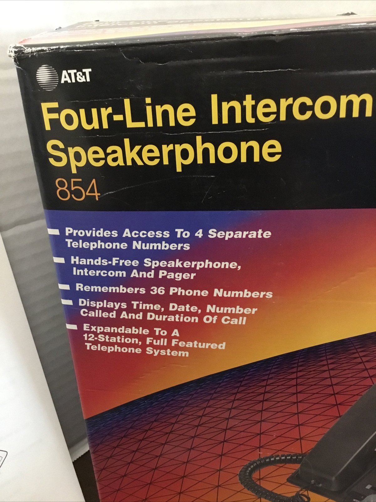 AT&T 854 Four Line Speakerphone With Intercom for sale online | eBay