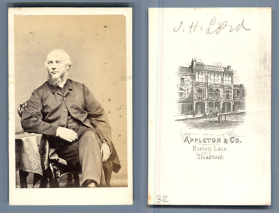 Reverend j.h. lord, methodist church cdv, appleton & Co., bradford ...