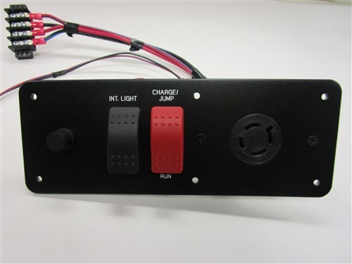 TUFFY BOATS 11-13477 ROCKER SWITCH / TROLLING MOTOR PANEL 9 5/8" X 3 5/ ...