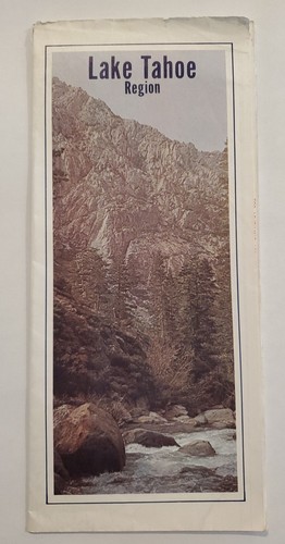 1979 Lake Tahoe Region AAA Road Map California & Nevada | eBay