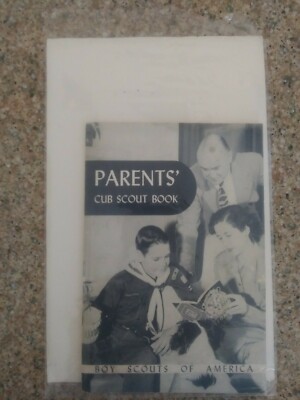 Vintage BSA Parent's Cub Scout Book 1950s Boy Scouts | eBay