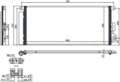 AC Air Conditionné Radiateur Condenseur 1850274 Tw Pour Opel Mokka 2012 ...
