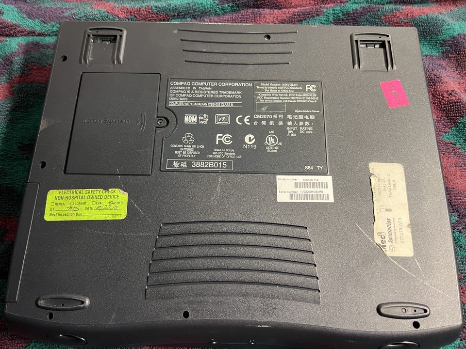 Compaq Presario 1200 Retro Vintage Windows 98 Laptop AS IS | eBay