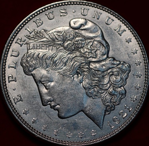 Uncirculated 1921-D Denver Mint Silver Morgan Dollar | eBay