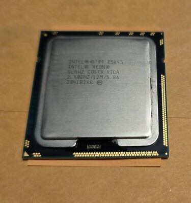 Intel Xeon E5645 SLBWZ 2.40 GHz Six Core LGA-1366 12 MB Server CPU ...