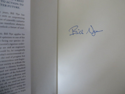 Bill Nye autographed signed autograph auto Unstoppable hardcover first ...