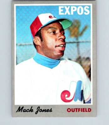 1970 TOPPS BASEBALL #38 MACK JONES NRMT GQ | eBay