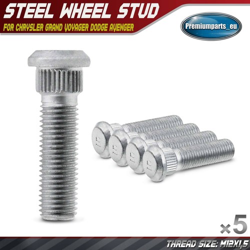 5x Wheel Studs for Chrysler Grand Voyager Dodge Avenger JS Journey JC ...