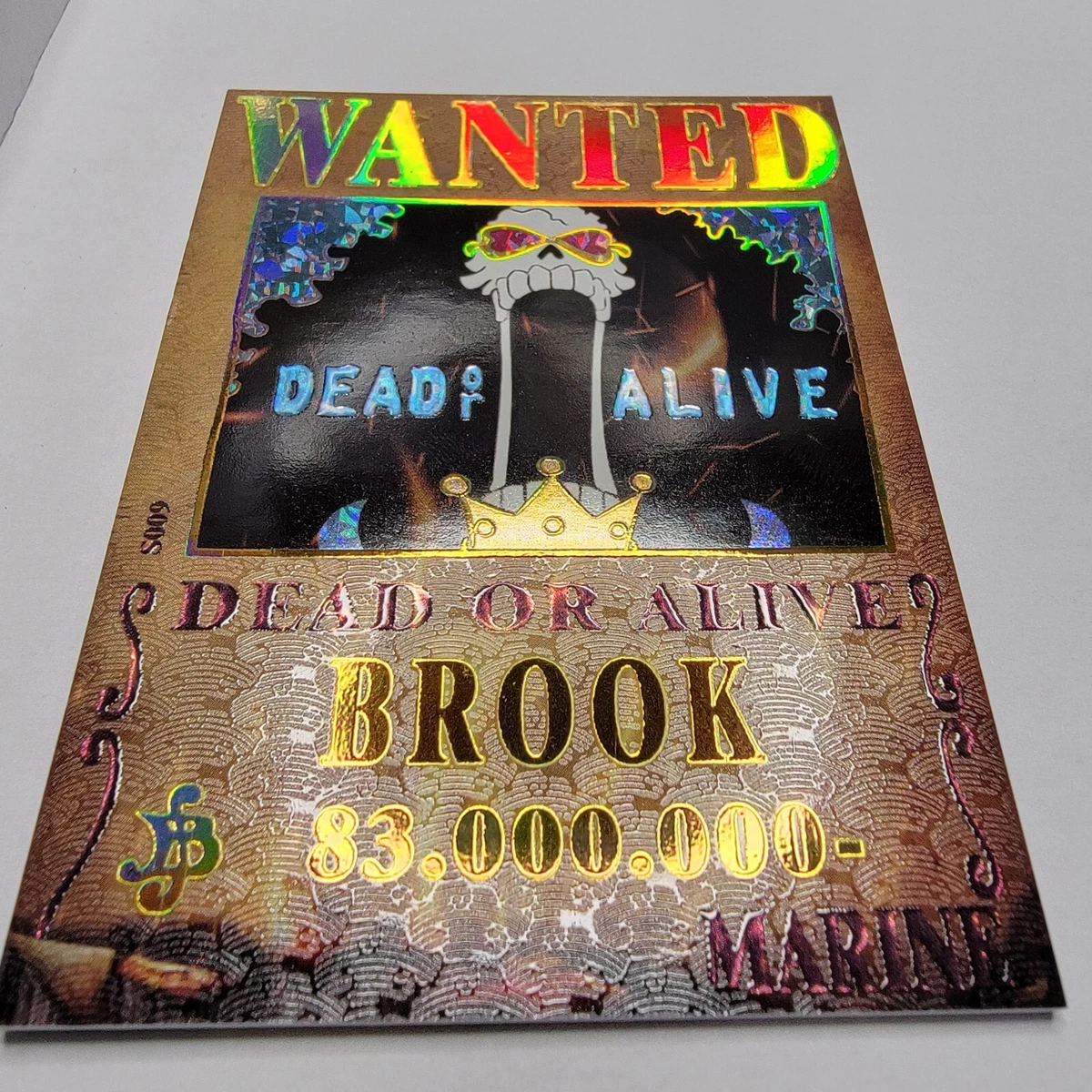 One Piece Wanted Poster Brook