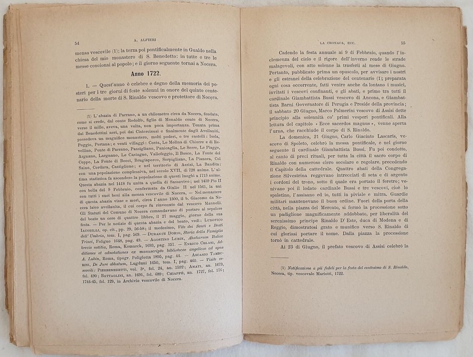 Nocera Umbra The Chronicles Of Diocese Nocerina Alessandro Borgia ...