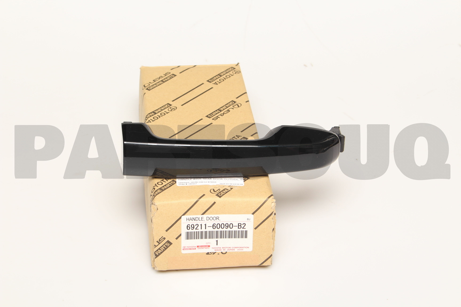 6921160090B2 Genuine Toyota HANDLE ASSY, REAR DOOR OUTSIDE, RH/LH 69211 ...