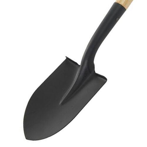 MINI ROUND HEAD MICRO SPADE SHOVEL WOODEN SHAFT 700MM - LIFETIME ...