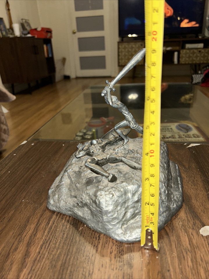 Yaacov Heller David Goliath Sculpture Bible Verse Isaiah 54:17 | eBay