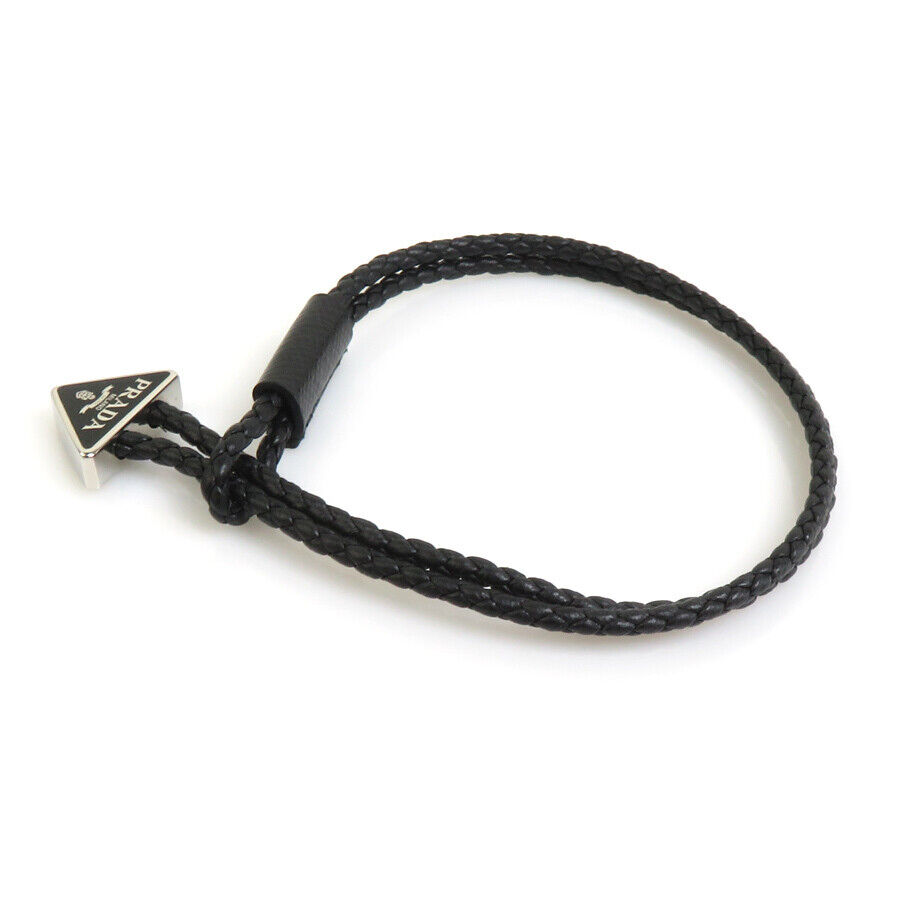 PRADA bracelet leather metal black c1155520738HA | eBay PRADA bracelet leather metal black c1155520738HA | eBay