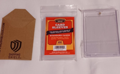 Sports Cards Supplies (25) Shipping Shield Cardboard (1) Pack Sleeves ...