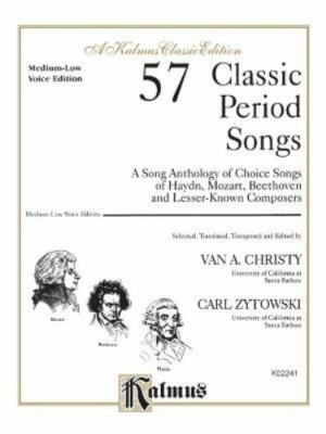 57 Classic Period Songs (Kalmus Edition) by Alfred Publishing, Plastic ...