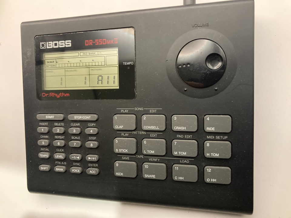 BOSS DR-550 MKII Dr. Rhythm MK2 Drum Rhythm Machine Tested Working from ...