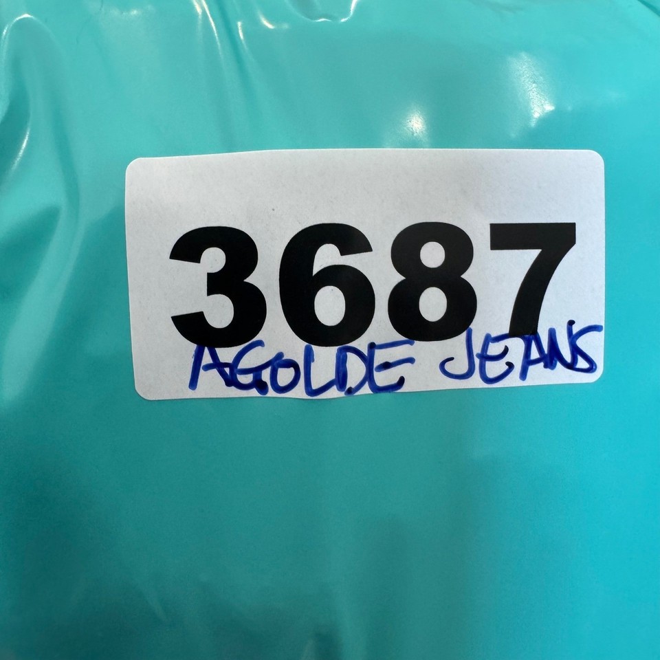 AGOLDE Womens 26 High Rise Distressed Jeans Blue Vintage Wash Grunge ...