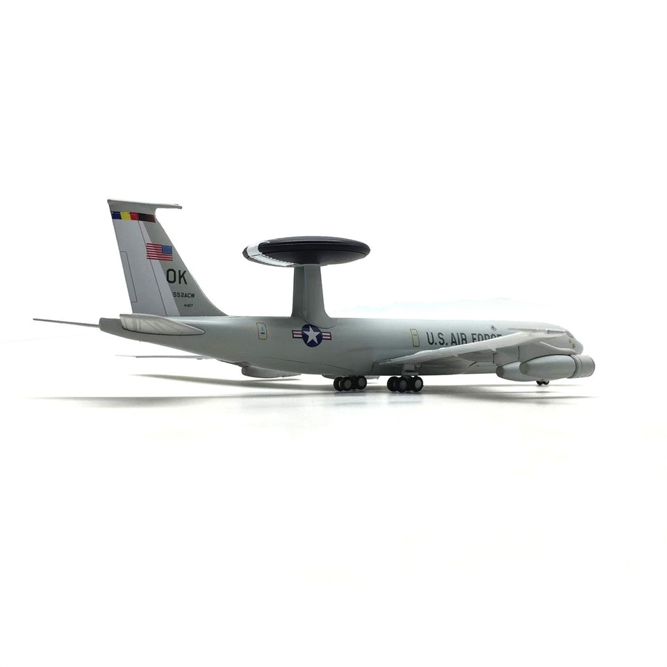 1/200 Scale US E-3 E3 Sentry AWACS High Simulation Plane Model Alloy ...