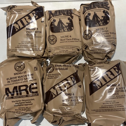 MRE Meals US Military 2025 Date —Case A+B ( 1 Random Meal ) | eBay