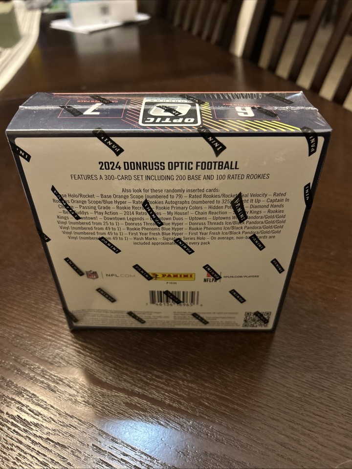 2024 Panini Donruss Optic Football Mega Box (Blue Hyper Parallels!) New ...
