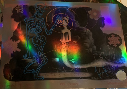 SIGNED Tool Poster 11/07 2023 DOODLE PPL Center Allentown PA ...