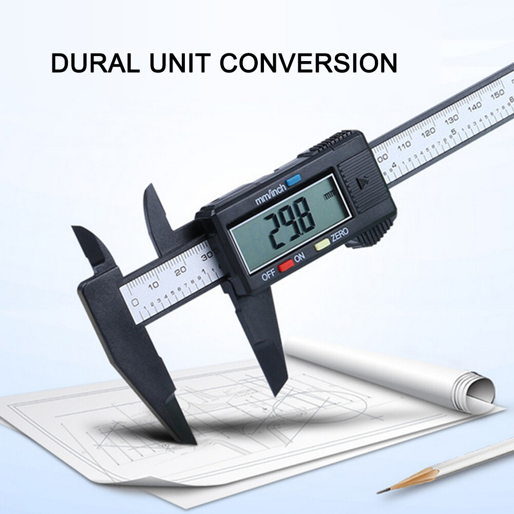 Digital Caliper Wear Resistant Depth Indoor Outdoor With Clear Lcd ...