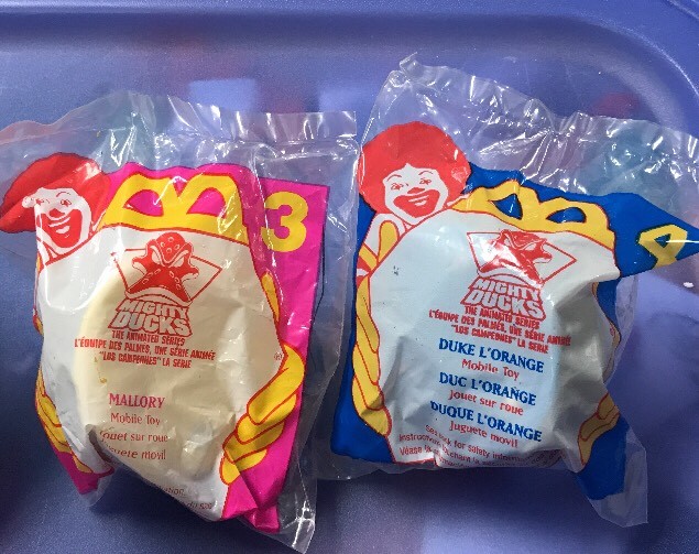 Mcdonalds Happy Meal Mighty Ducks Toys 1996 Set of 4 Sealed Mint New | eBay