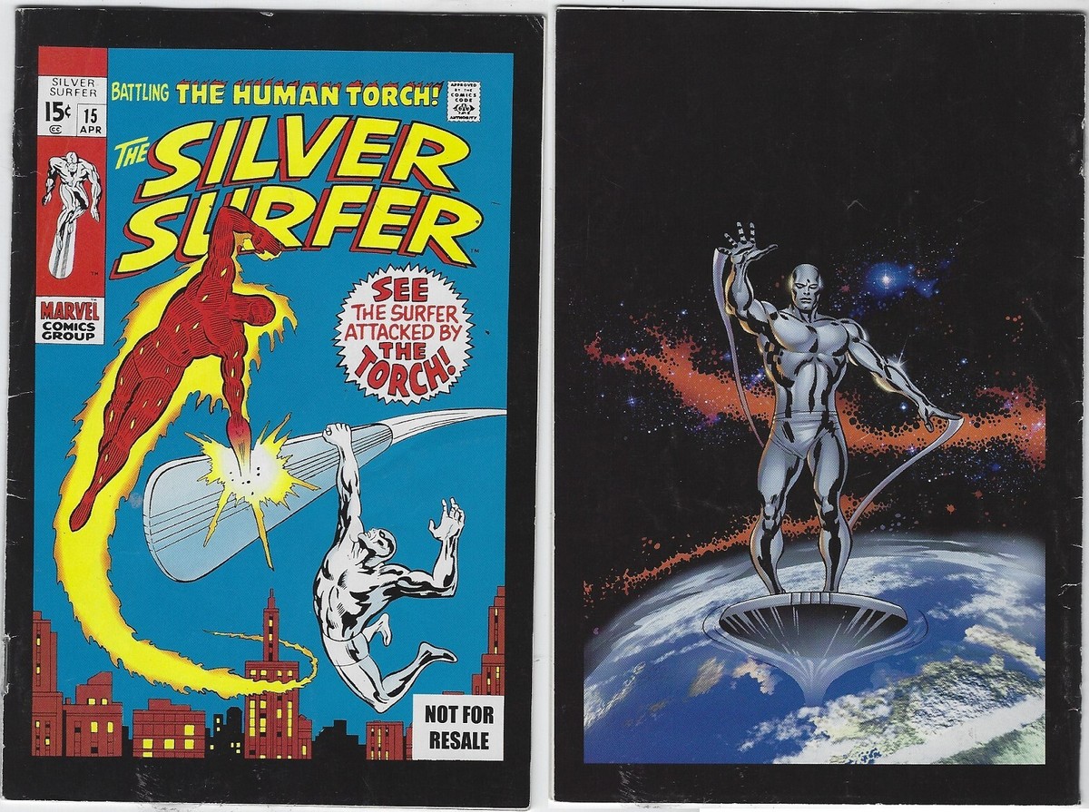 Marvel Silver Surfer And Human Torch The Human Torch Vs Iceman (Marvel