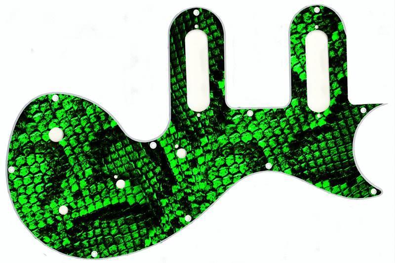Pickguard Epiphone Les Paul SL Graphical Graphic Scratchplate Snake ...