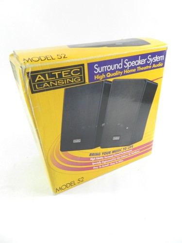 ALTEC LANSING Model 52 Surround Sound Speakers Indoor Outdoor New In Box D332 | eBay