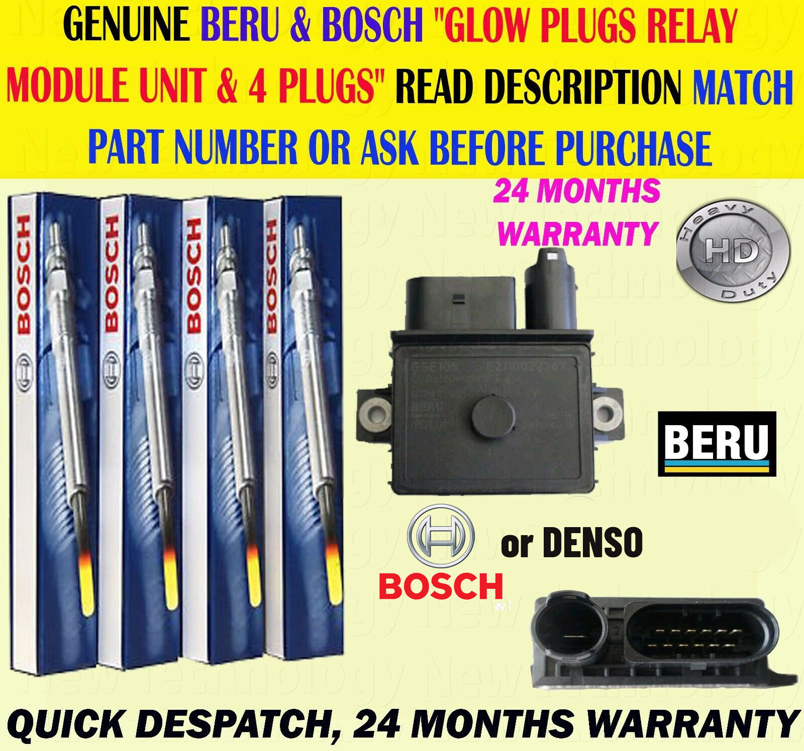 FOR BMW 1 SERIES 116D 118D 120D 123D 2.0D GLOW PLUG RELAY CONTROL ...