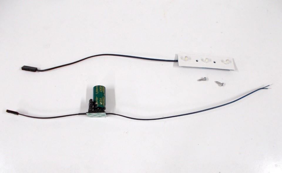 3 WARM WHITE LED LIGHT KIT LGB SMALL COACH PASSENGER CARS G SCALE ...