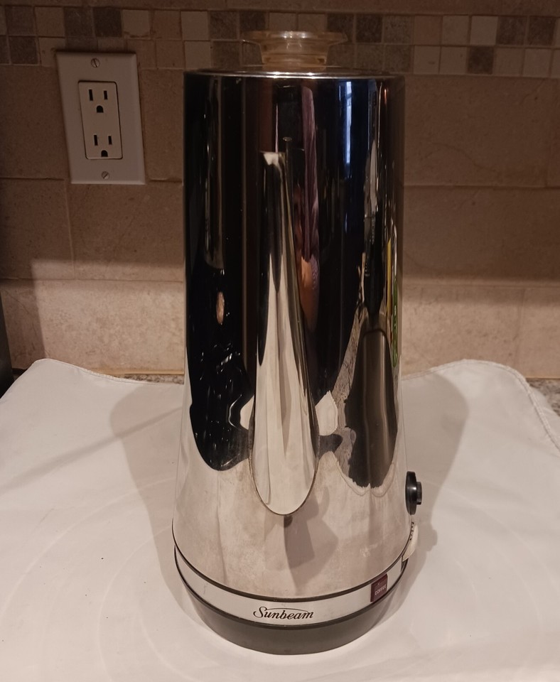 M162 Vintage SUNBEAM Coffeemaster AP-M Percolator Coffee Maker Pot NO ...