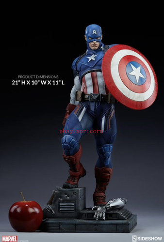 Sideshow Captain America Statue Resin Figure Model Collectible Trade ...