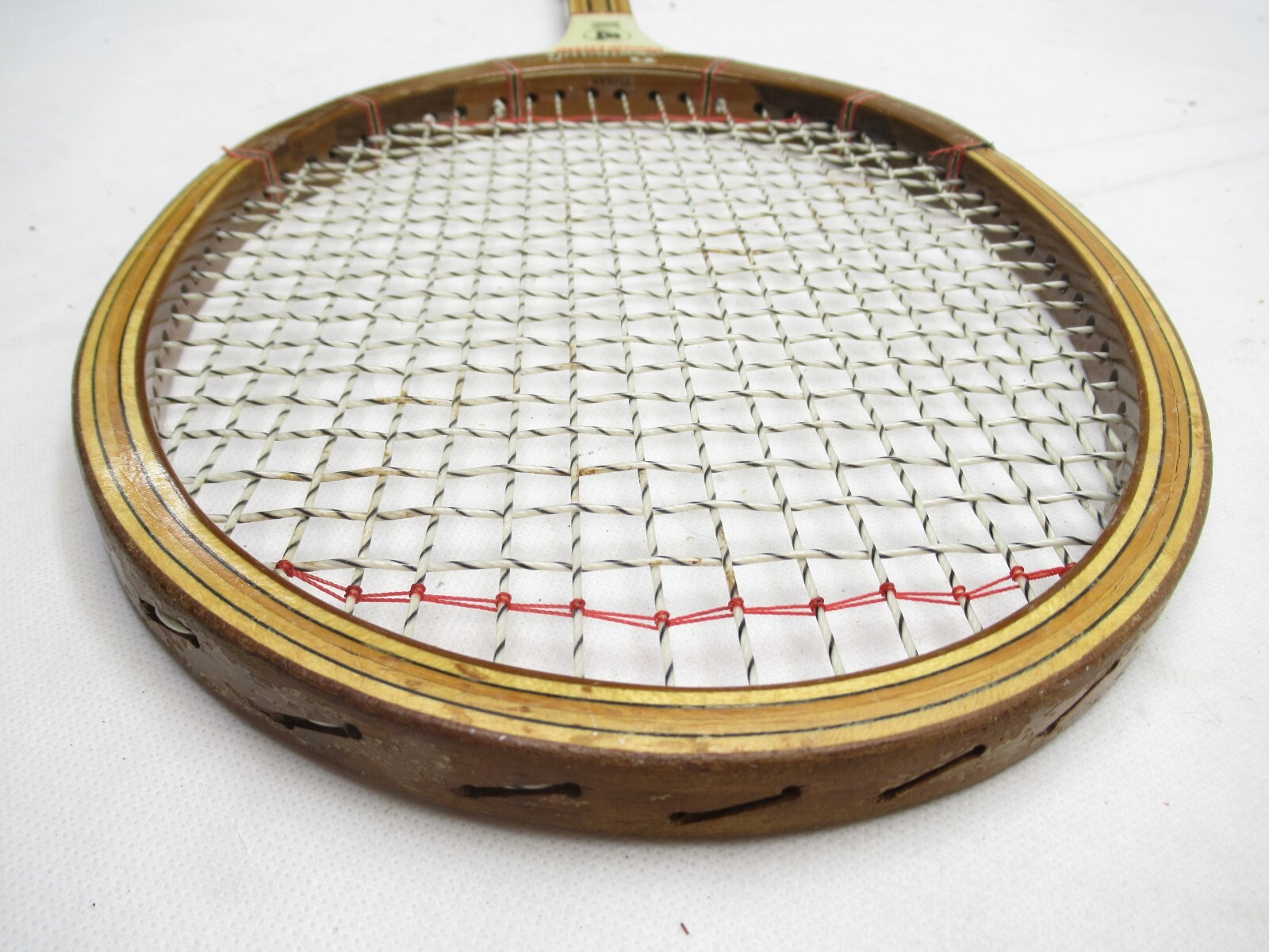 VTG BANCROFT "BJORN BORG MONTE CARLO" WOODEN TENNIS RACQUET ANTIQUE ...